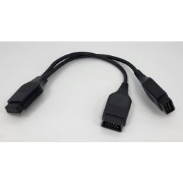9 Pin Female connector to 2 x 9 Pin Male Connector Cable