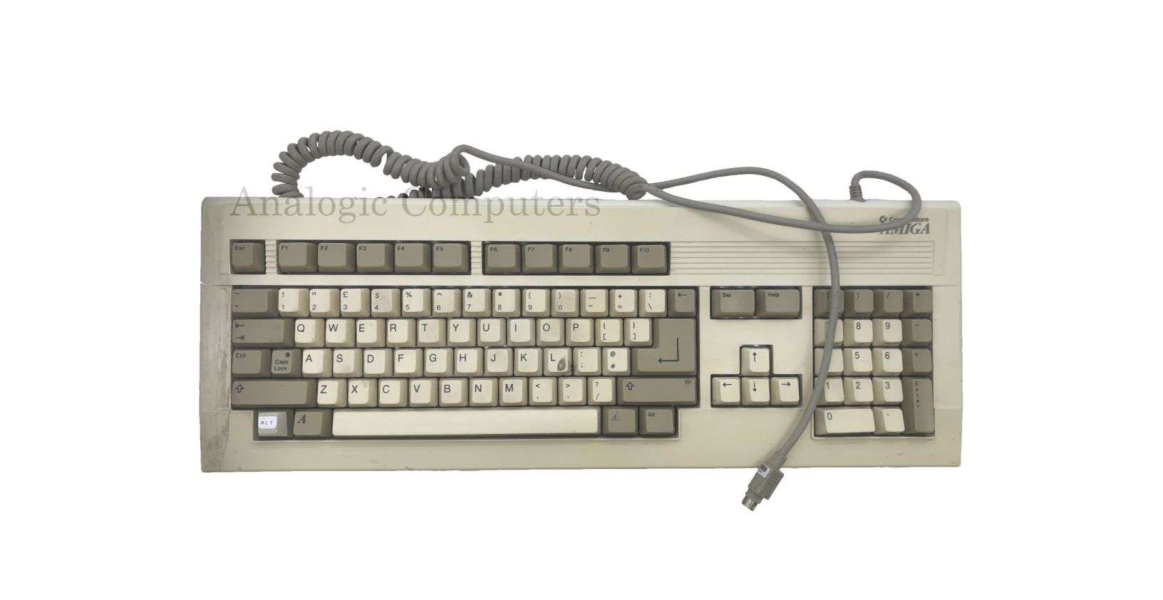 Working Amiga A2000 UK Keyboard